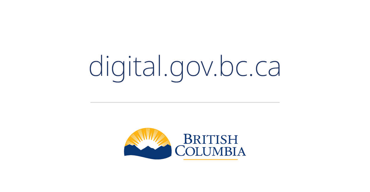Content strategy for digital.gov.bc.ca – Province of British Columbia